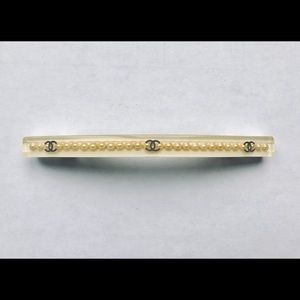 CHANEL | Accessories | Chanel Hair Barette Cc Pearls | Poshmark